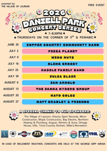 Laurium’s Daniell Park Concert Series returns | News, Sports, Jobs ...